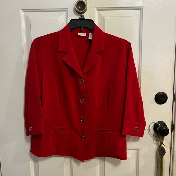 Covington | Jackets & Coats | Red Is The Color For Fall This Jacket Is ...